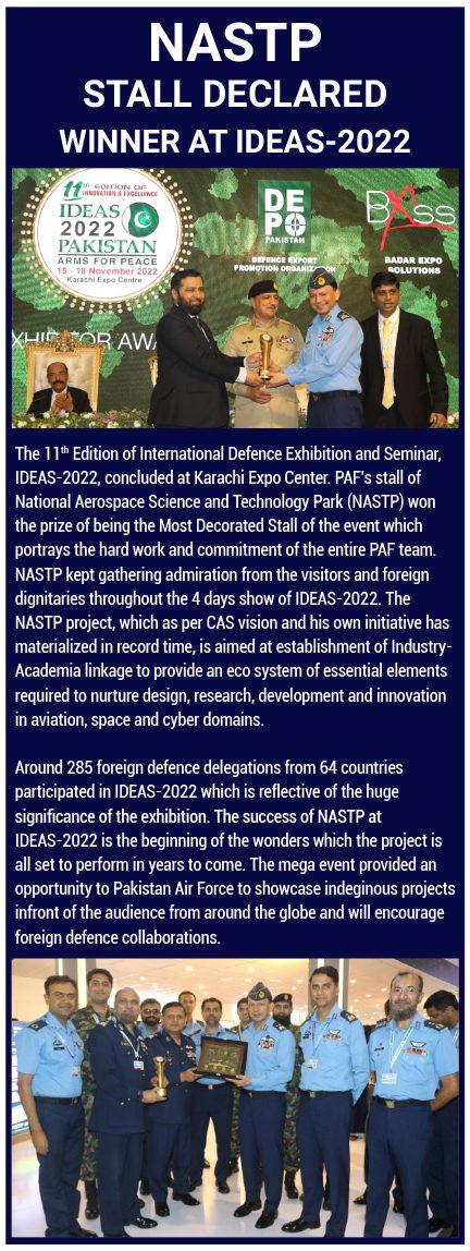 NASTP SPEARHEADING PAF’S VISION OF NATIONAL BUILDING – Second To None