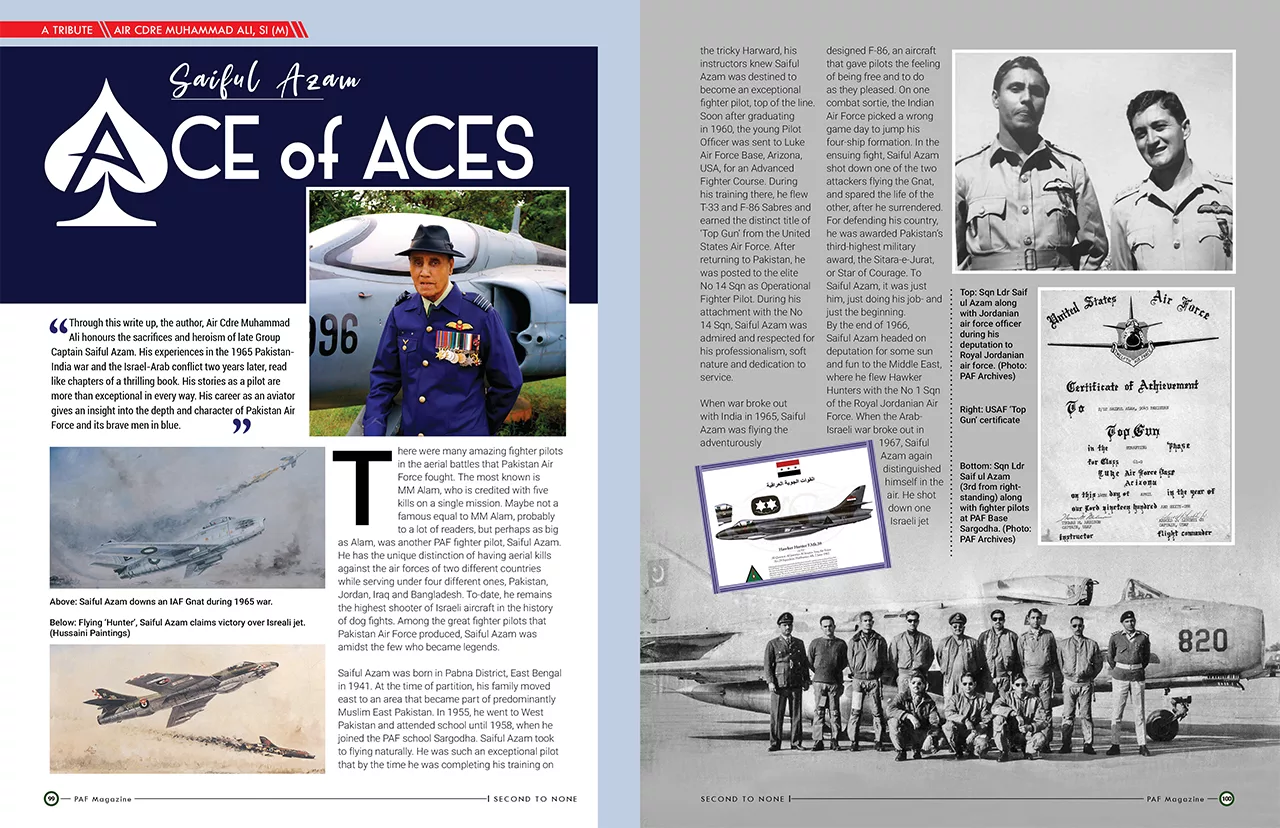Saiful Azam Ace Of Aces | Pakistan Defence Forum